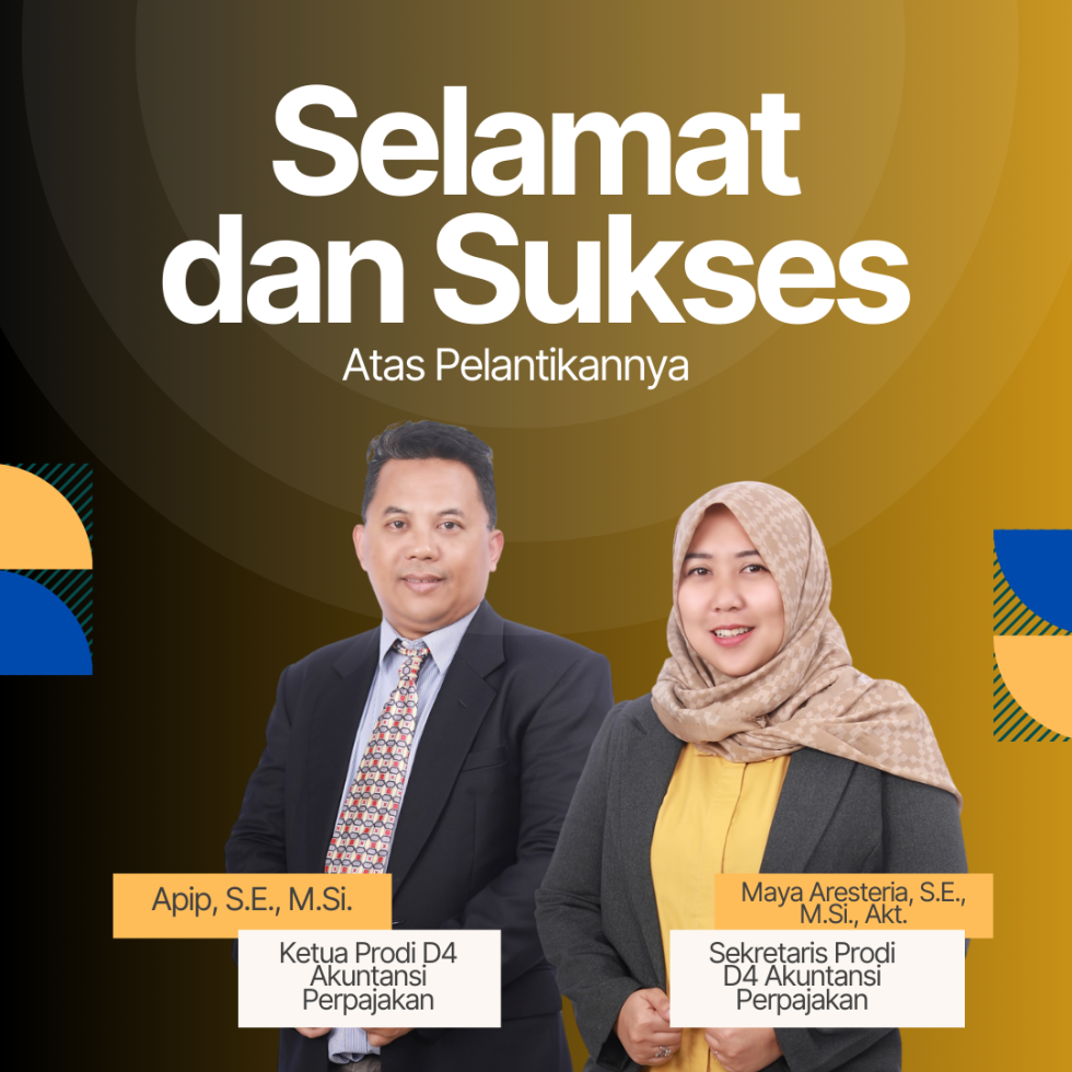 Pelantikan Ketua dan Sekretaris Program Studi D4 Akuntansi Perpajakan ...
